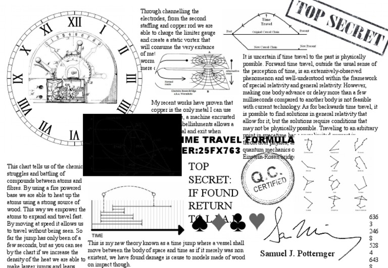 Time Travel Formula | PDF | Time Travel | Time