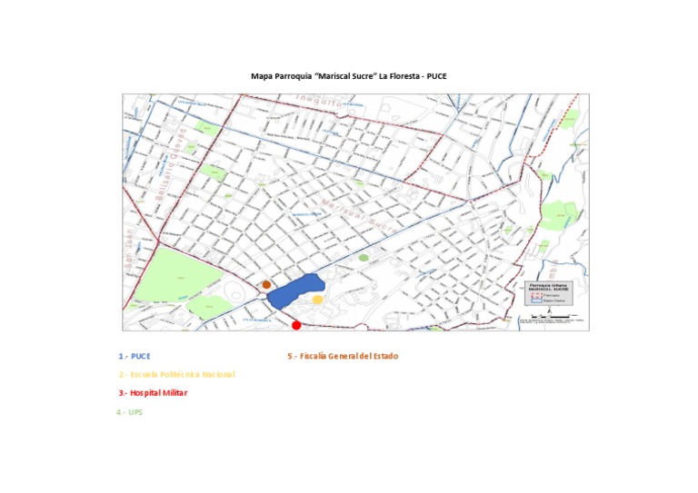 Mapa Mariscal Sucre PUCE | PDF