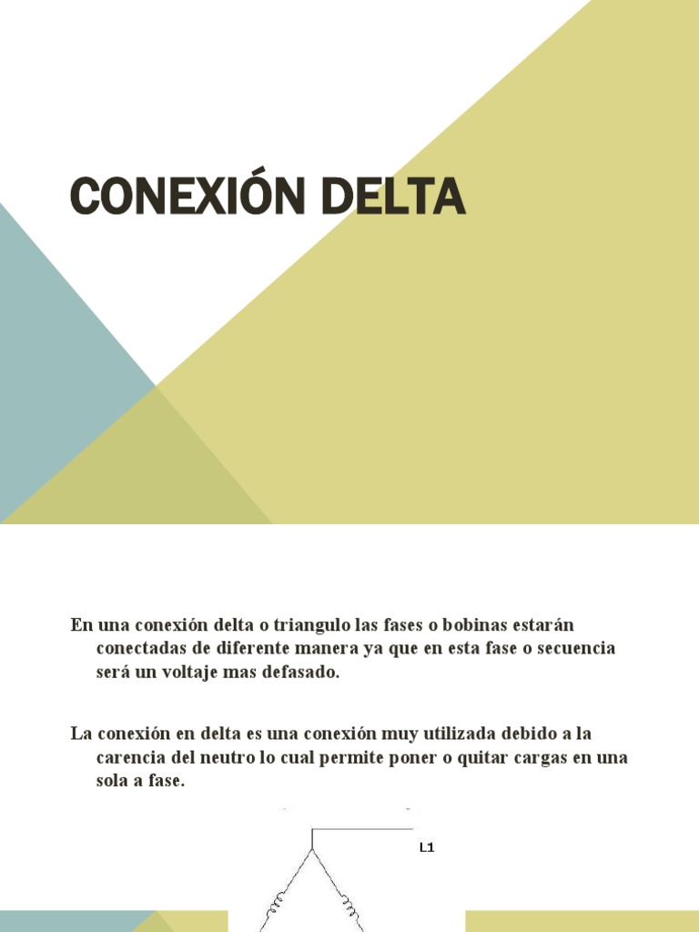 Conexiónes Delta | PDF | Transformador | Corriente eléctrica