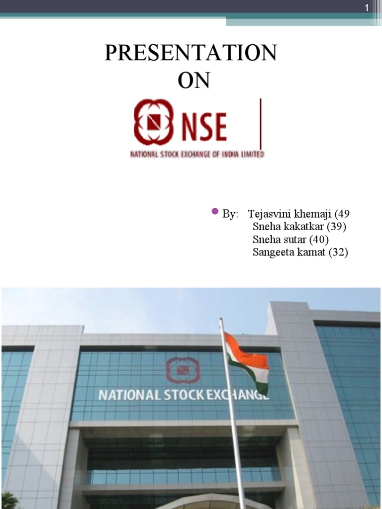 Nse Presentation | PDF | Money | Corporations