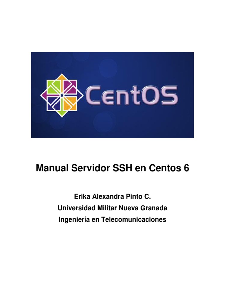 Manual Servidor SSH en Centos 6 | PDF | Negocios | Computadoras