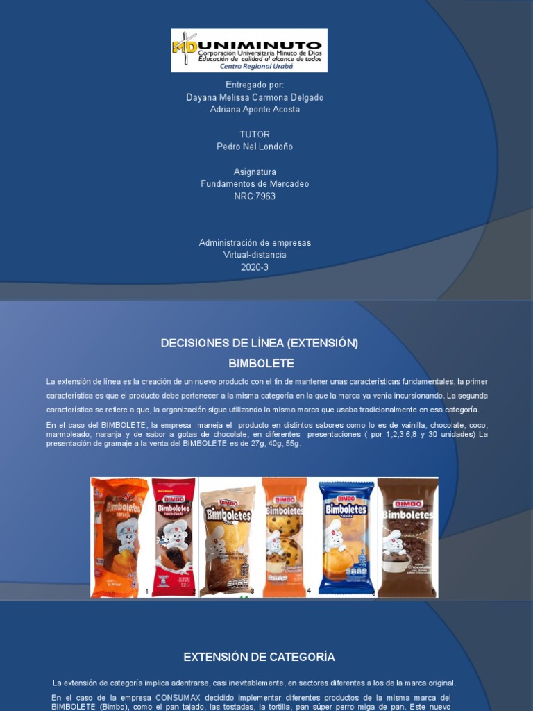 Bimbolete: Variedades y Precios | PDF | Marca | Panes