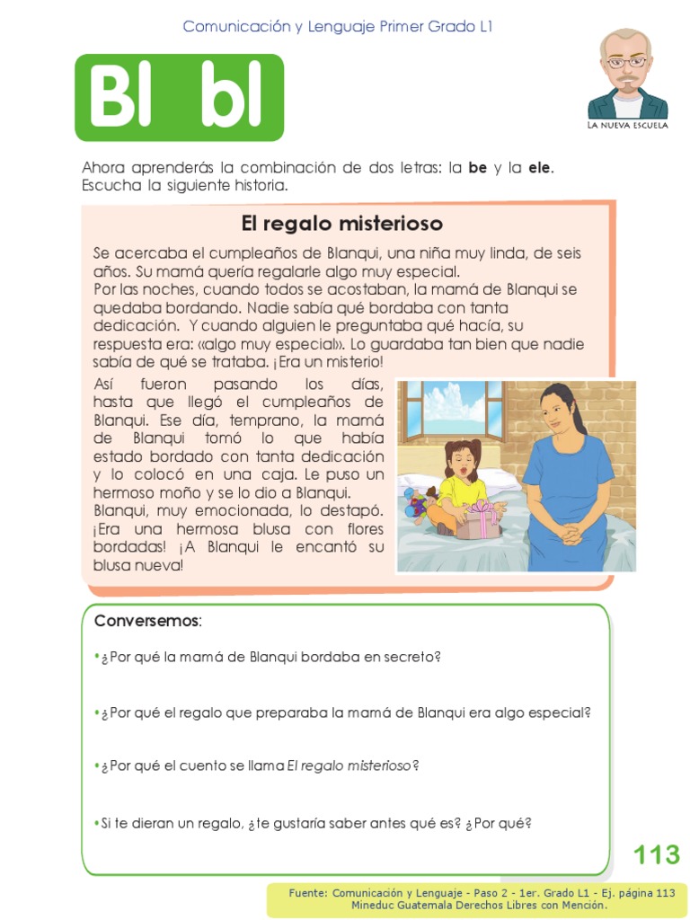 Leo y Escribo Paso 2 - Ejercicios - p113 | PDF