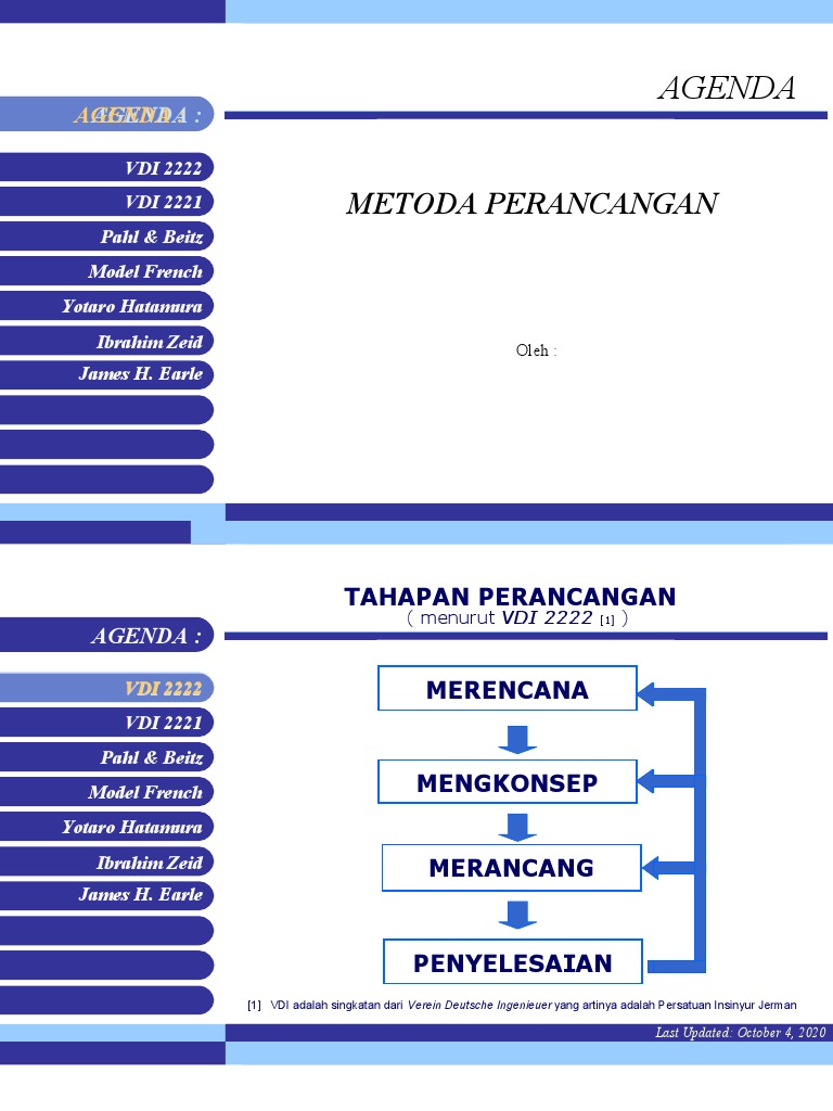 Metode Perancangan VDI 2222 | PDF