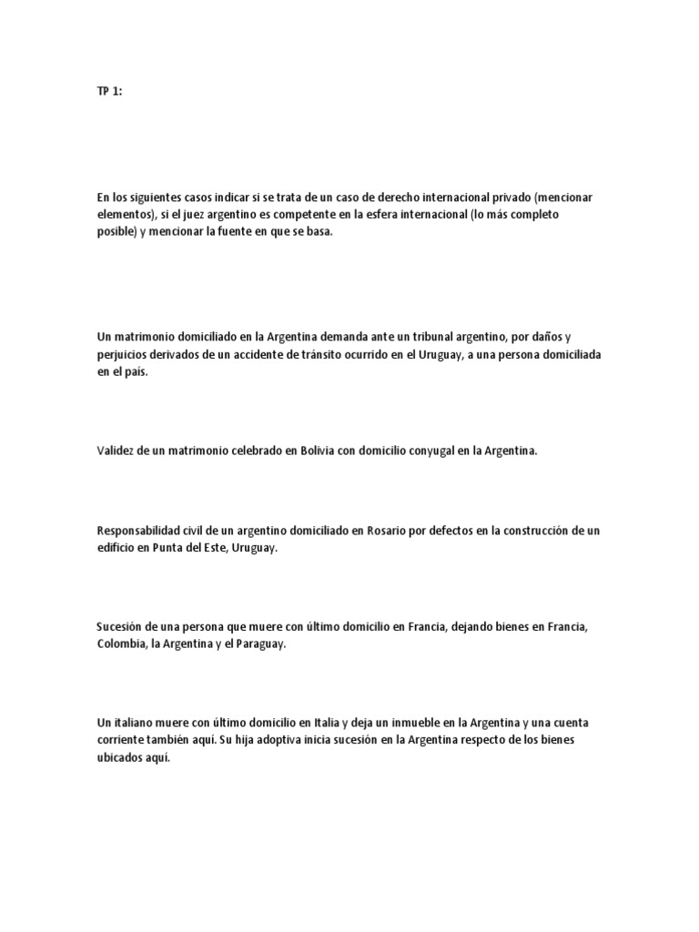Casos DIPr | PDF | Argentina | Matrimonio