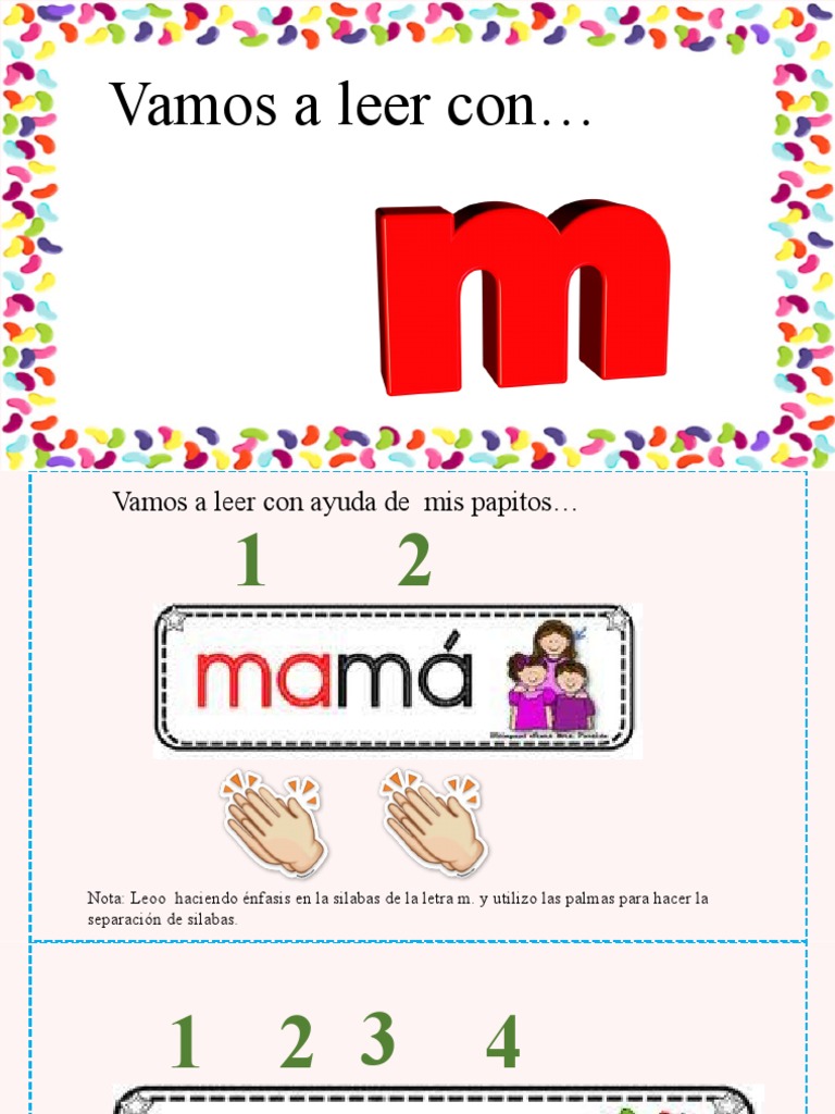 Lectura Letra M | PDF