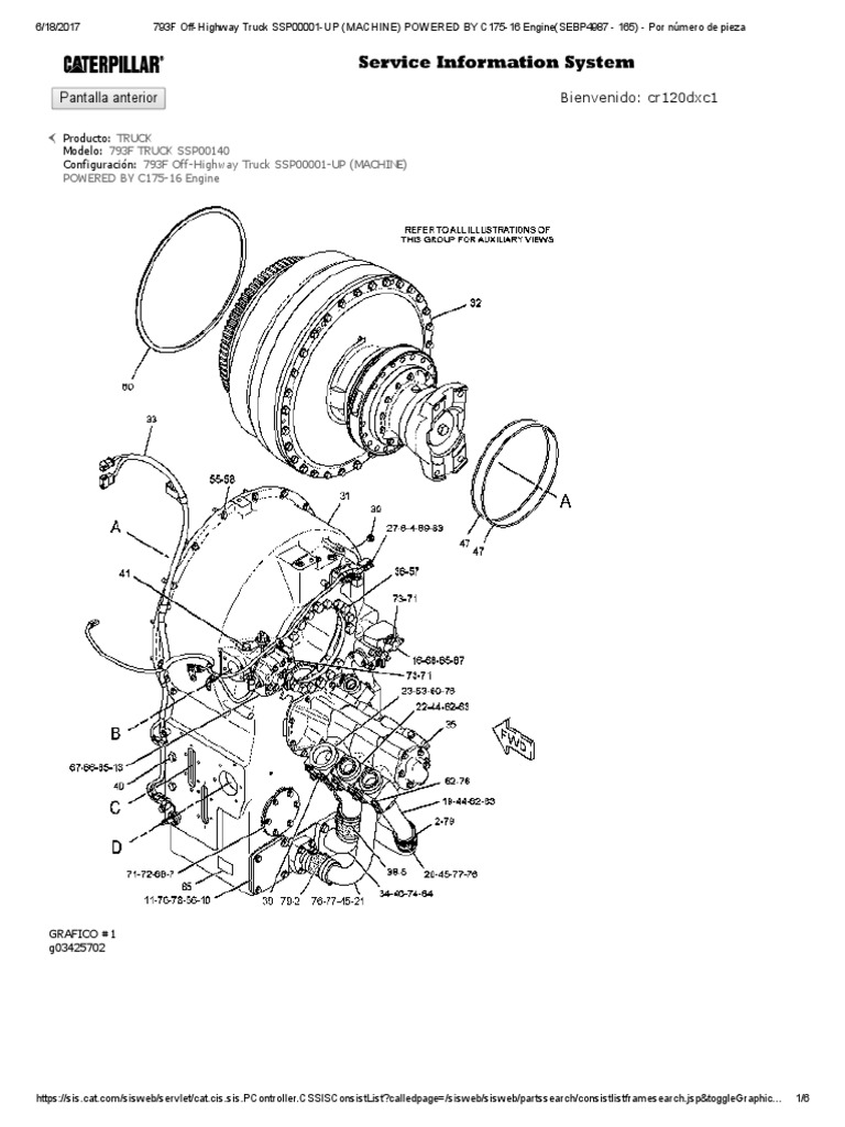 Harness Convertidor de Torque 793f | PDF | Engine Technology ...