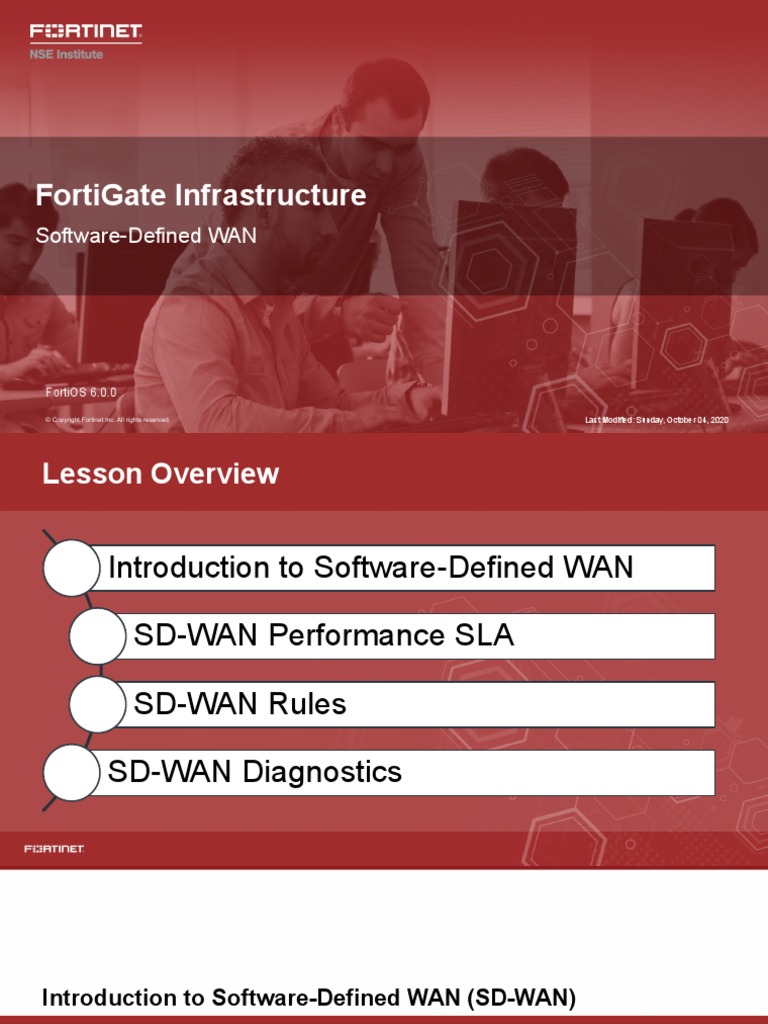 Fortigate Infrastructure: Software-Defined Wan | PDF | Ip Address | Computer Network