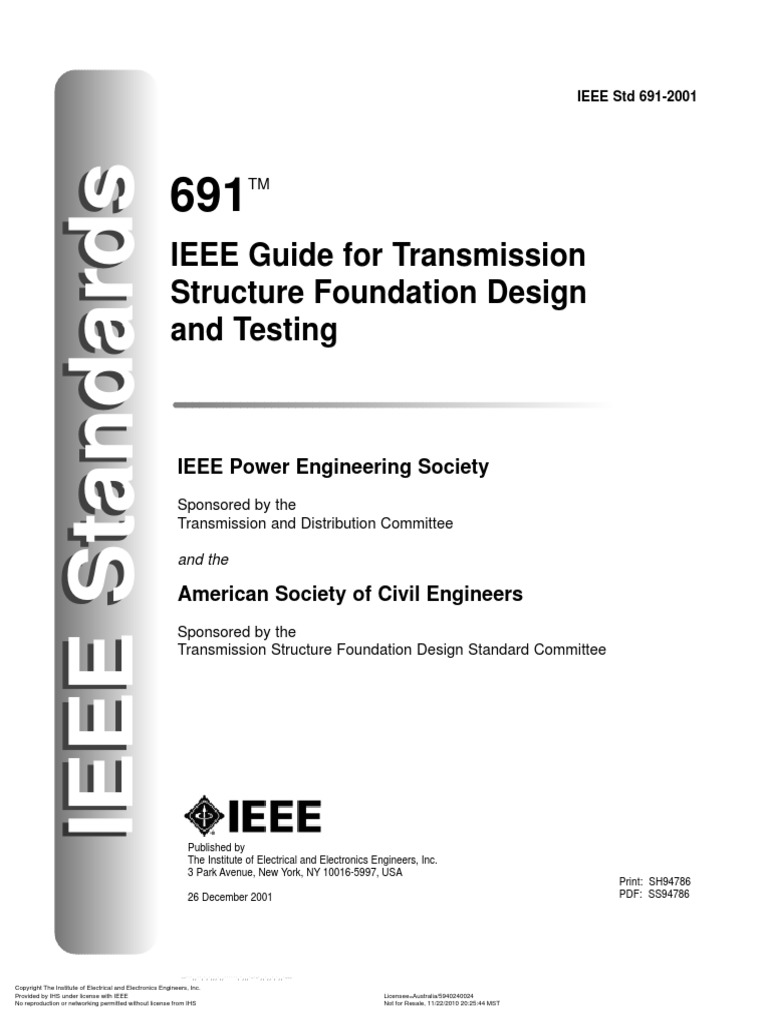 Ieee 691 PDF | PDF | Institute Of Electrical And Electronics Engineers ...