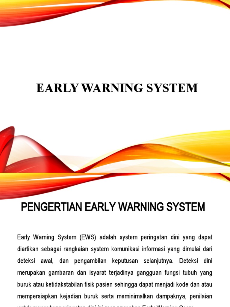 Early Warning System | PDF