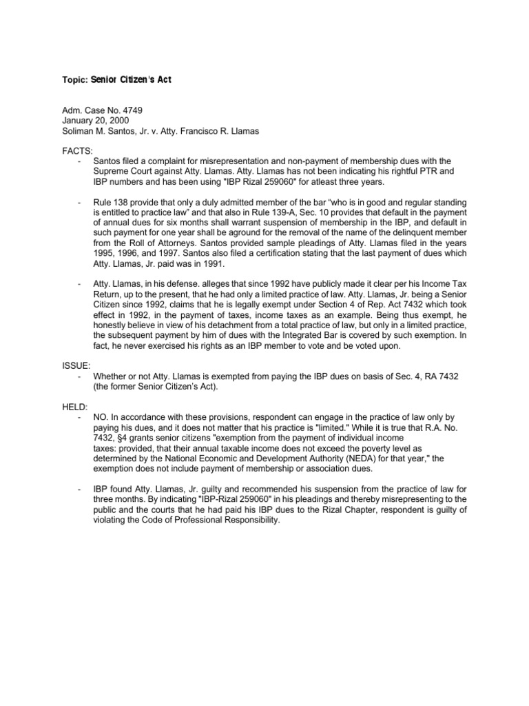 Adm. Case No. 4749 January 20, 2000 | PDF | Pleading | United States Law