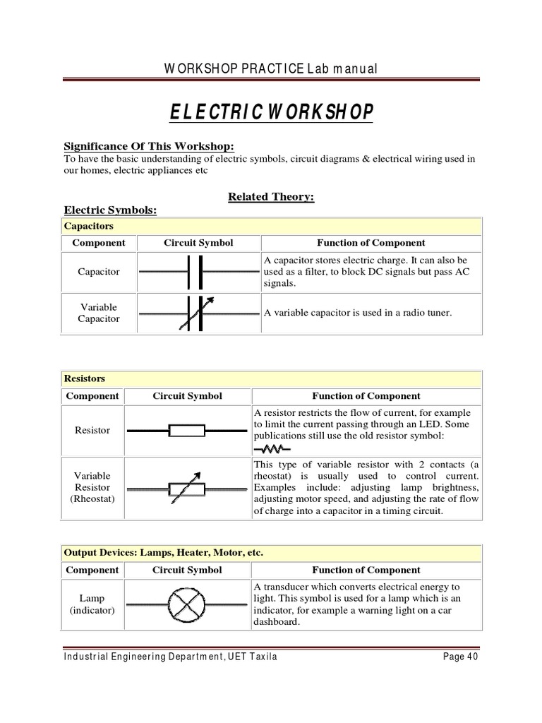 Electric Shop Lab Manual | PDF | Series And Parallel Circuits ...