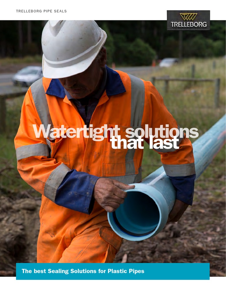 Trelleborg Pipe Seals: Watertight Solutions that Last | PDF | Pipe ...