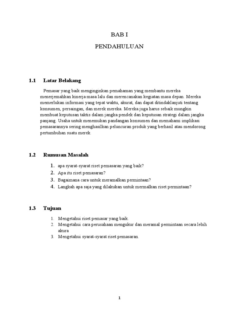 Panduan Lengkap Riset Pemasaran | PDF
