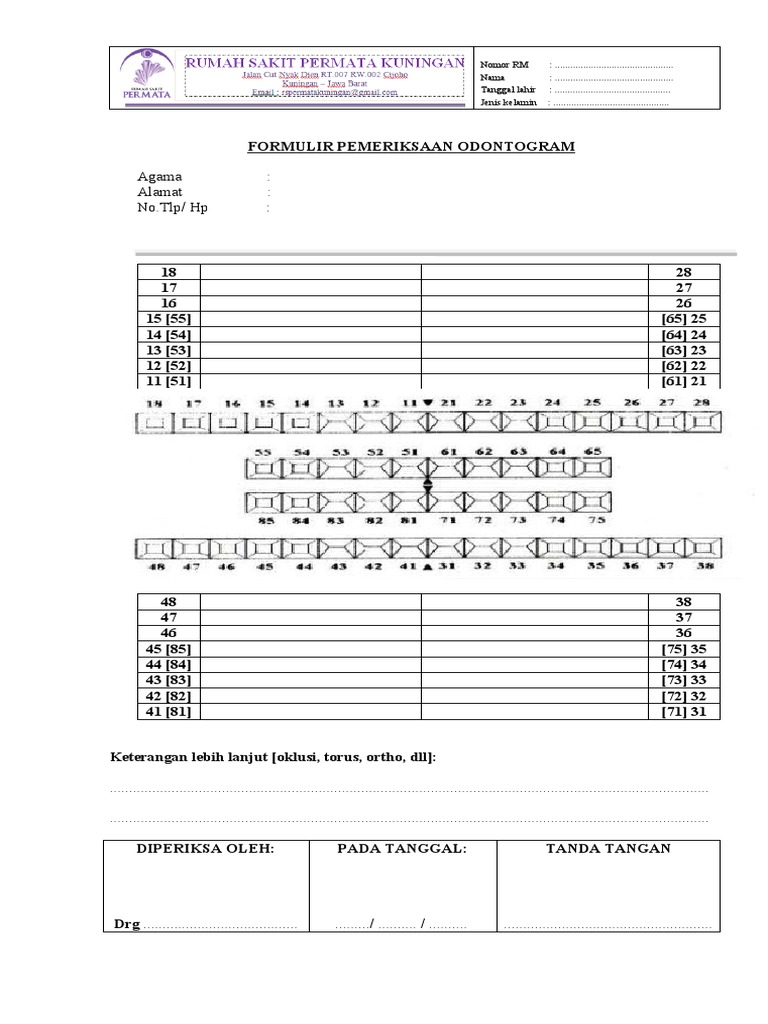 ODONTOGRAM | PDF