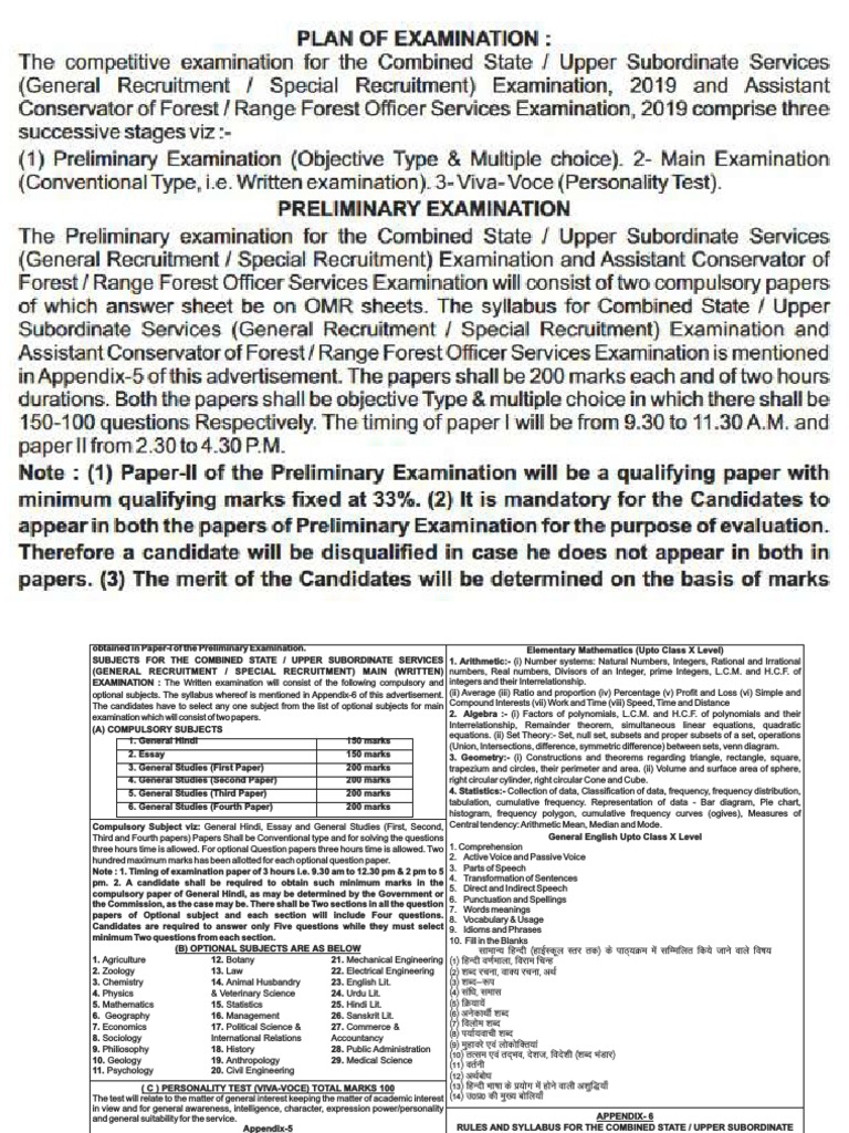 Uppsc Pcs Complete Syllabus | PDF | Homeostasis | Gene