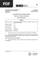 Maritime English (Imo Model Course 3.17) | PDF | Ships | Navigation