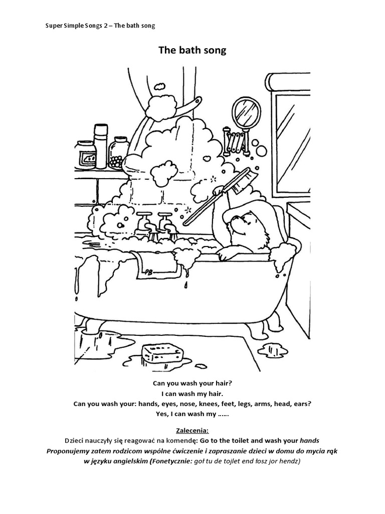 The Bath Song | PDF