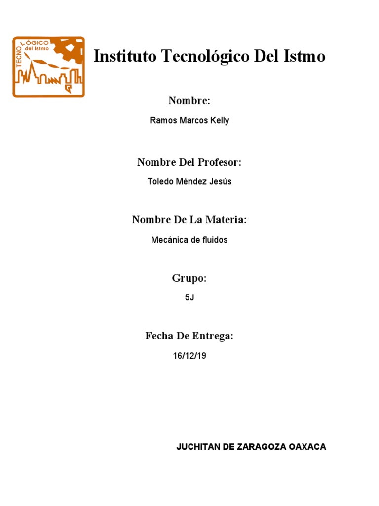 Instituto Tecnológico Del Istmo | PDF | Fluido | Densidad
