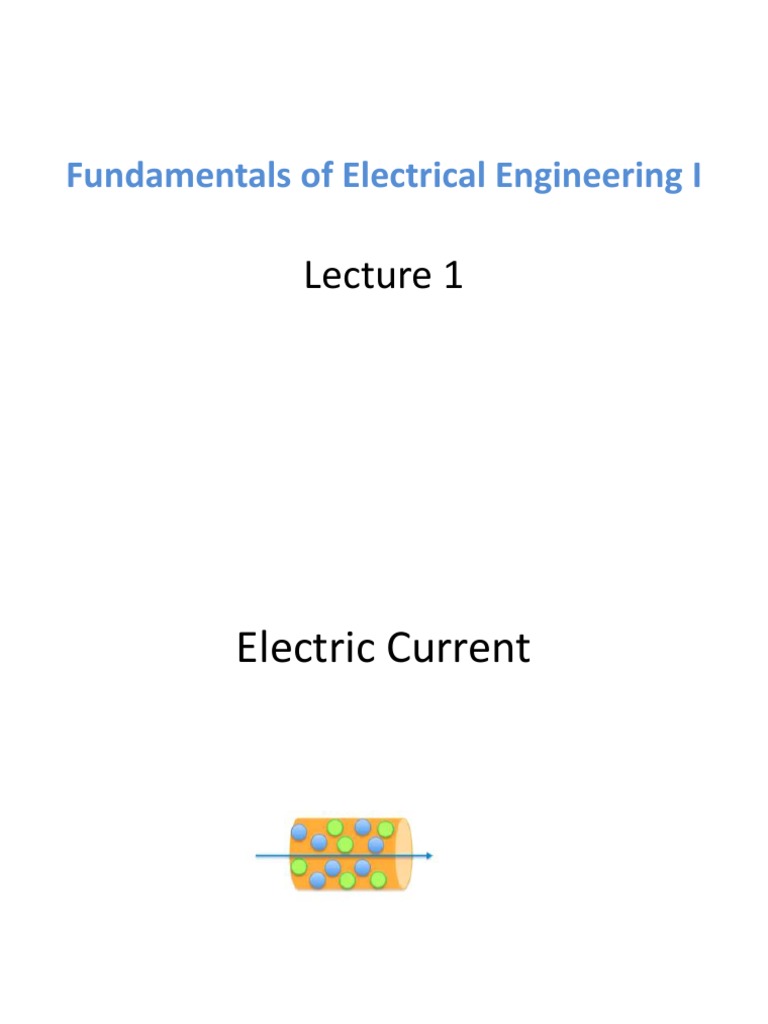 Fundamentals of Electrical Engineering I | PDF | Electrical Resistance ...