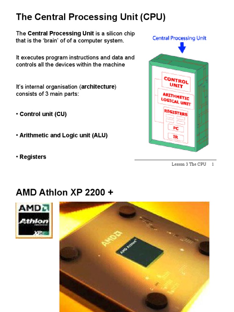 CU ALU Registers PDF | PDF | Central Processing Unit | Computer Data ...