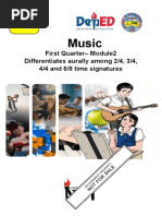 1st QUARTER MODULE GRADE 4 | PDF | Rhythm | Rhythm And Meter