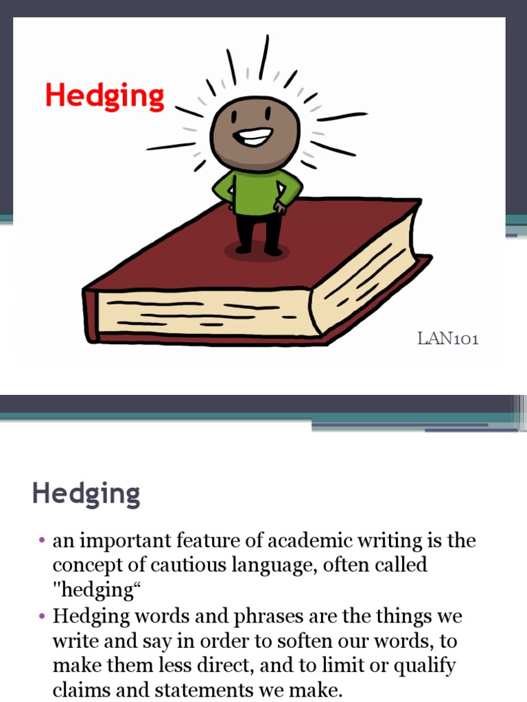 Hedging | PDF | Verb | Word