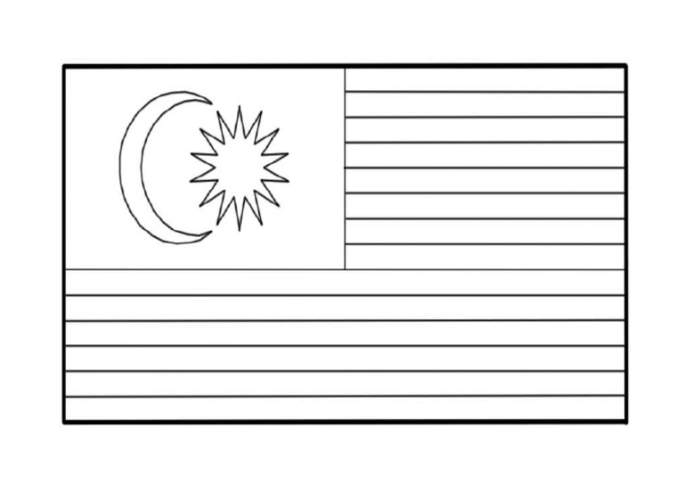 Jalur Gemilang Colouring | PDF