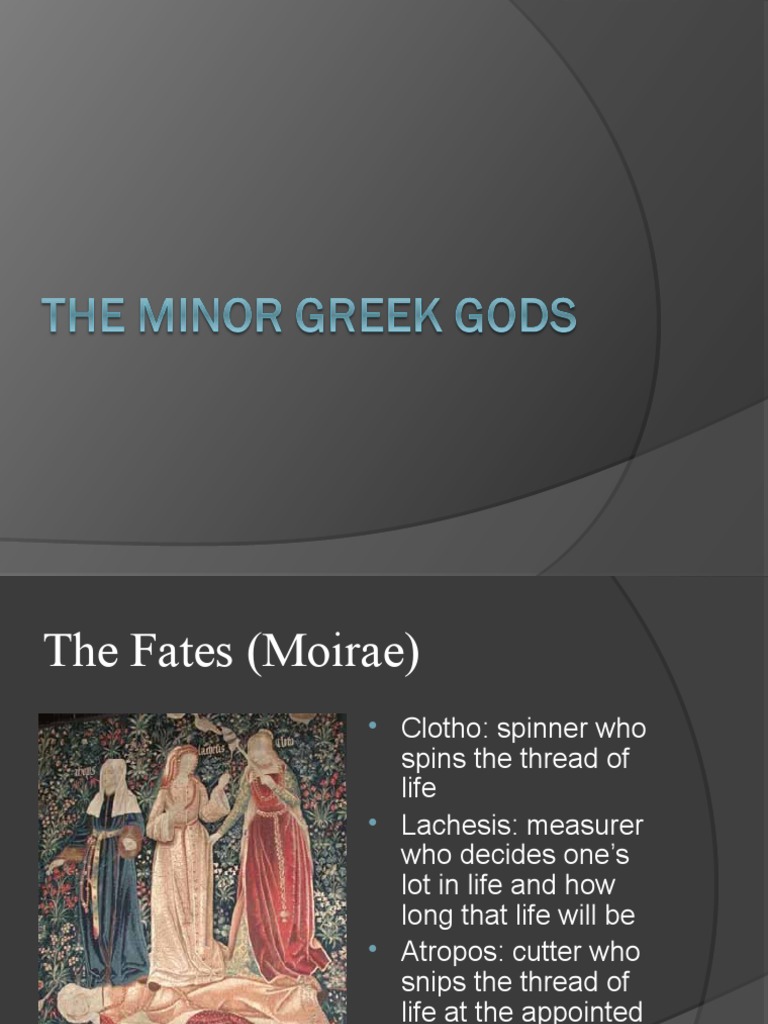 The Minor Greek Gods | PDF | Muse | Mythology