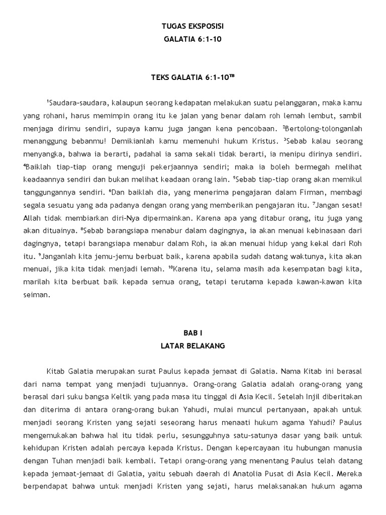 Tugas Eksposisi | PDF