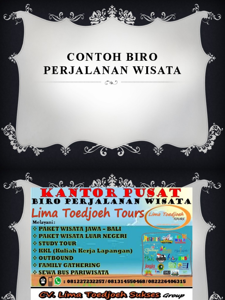 Contoh Biro Perjalanan Wisata | PDF