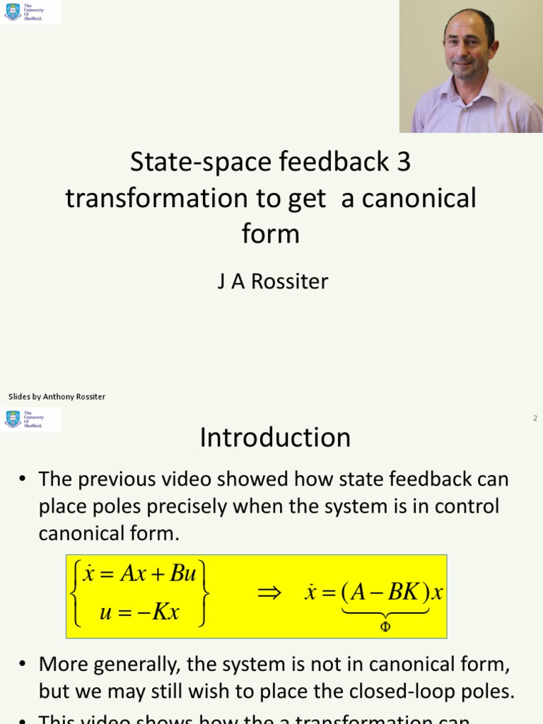 Transformation To CCF - 2 PDF | PDF | Matrix (Mathematics) | Control Theory