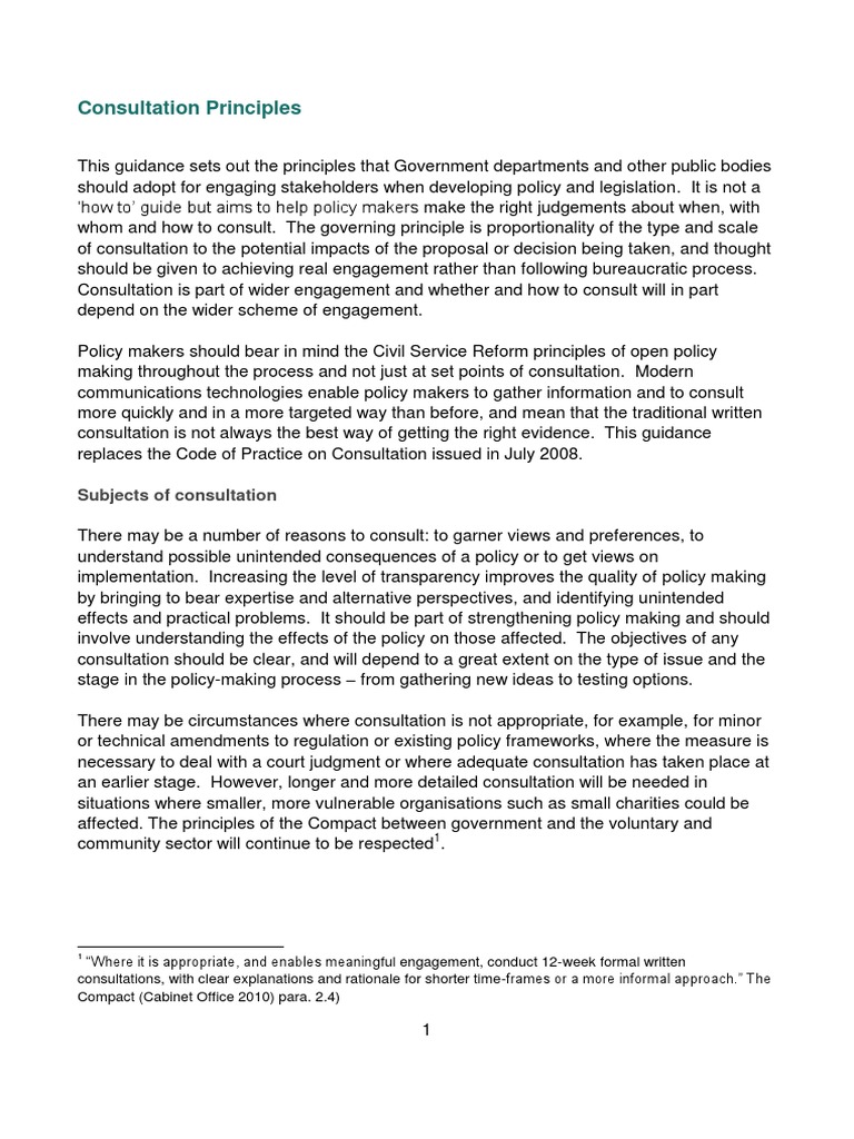 UK Consultation Principles 3 4 June Stockholm 2013 | PDF | Cabinet ...
