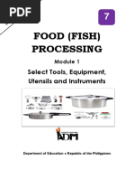 Food Processing Tools and Equipment | PDF | Home & Garden | Wellness