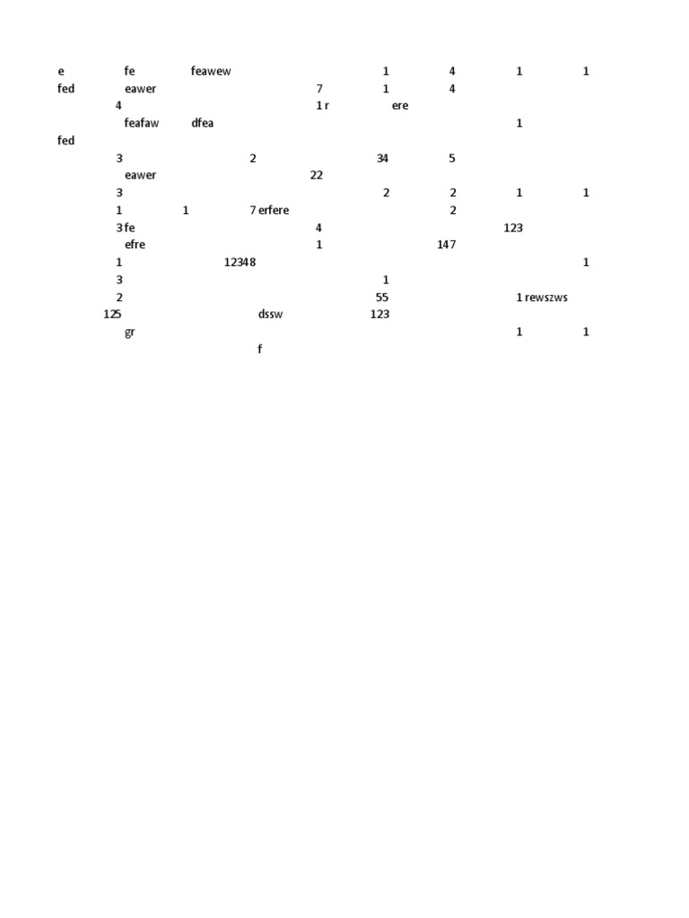 Numeric Data Analysis Report | PDF