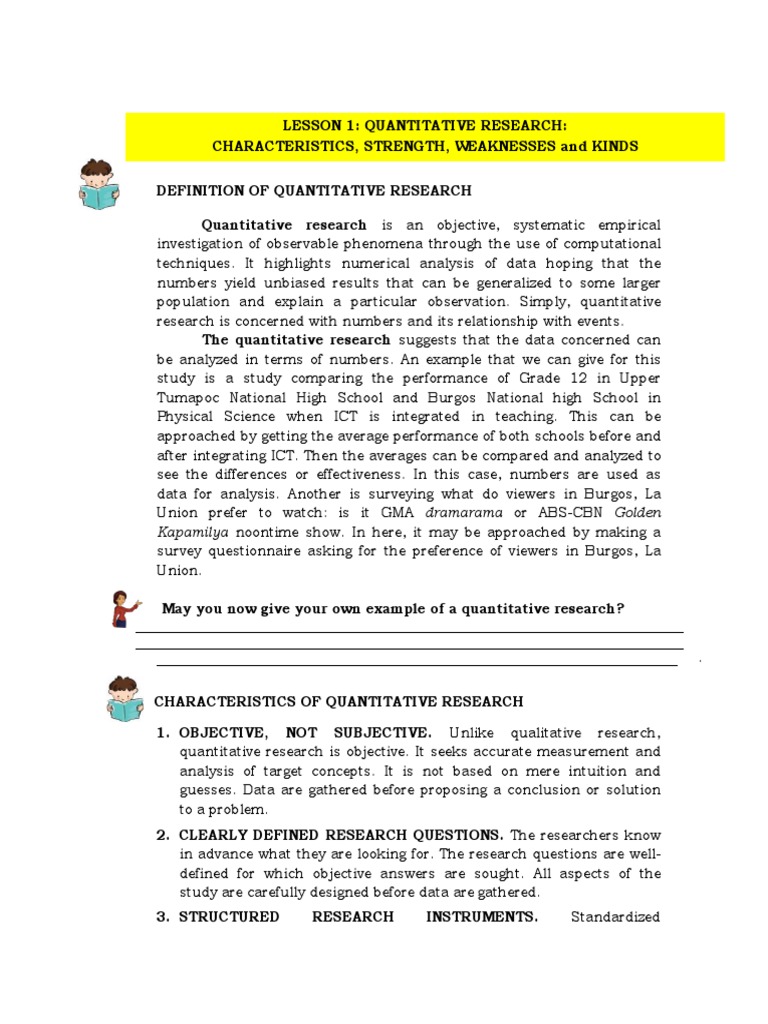Lesson 1 Definition of Quantitative Research - pdf2 | PDF ...
