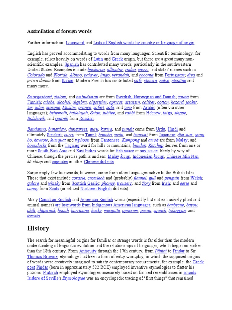 Assimilation of Foreign Words | PDF | Linguistics | Semiotics