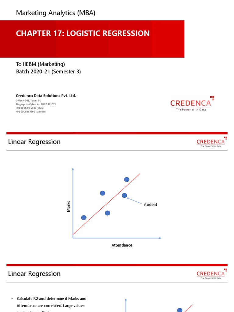 Chapter 17 - Logistic Regression | PDF | Logistic Regression ... Chapter 17 - Logistic Regression | PDF | Logistic Regression ...