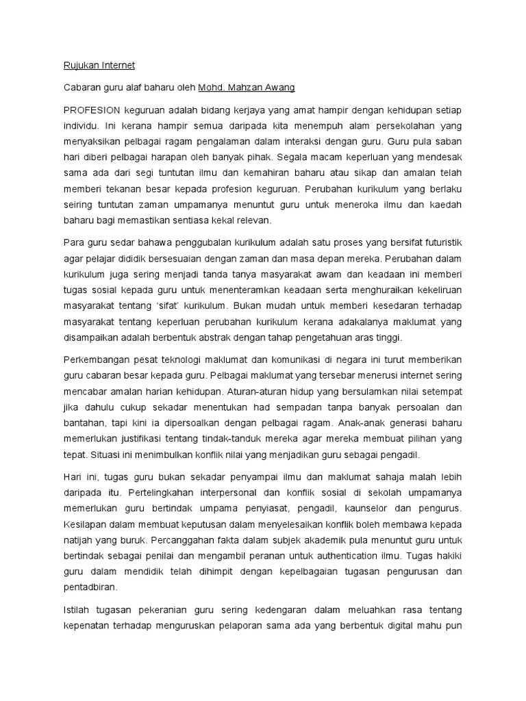 Rujukan Internet | PDF