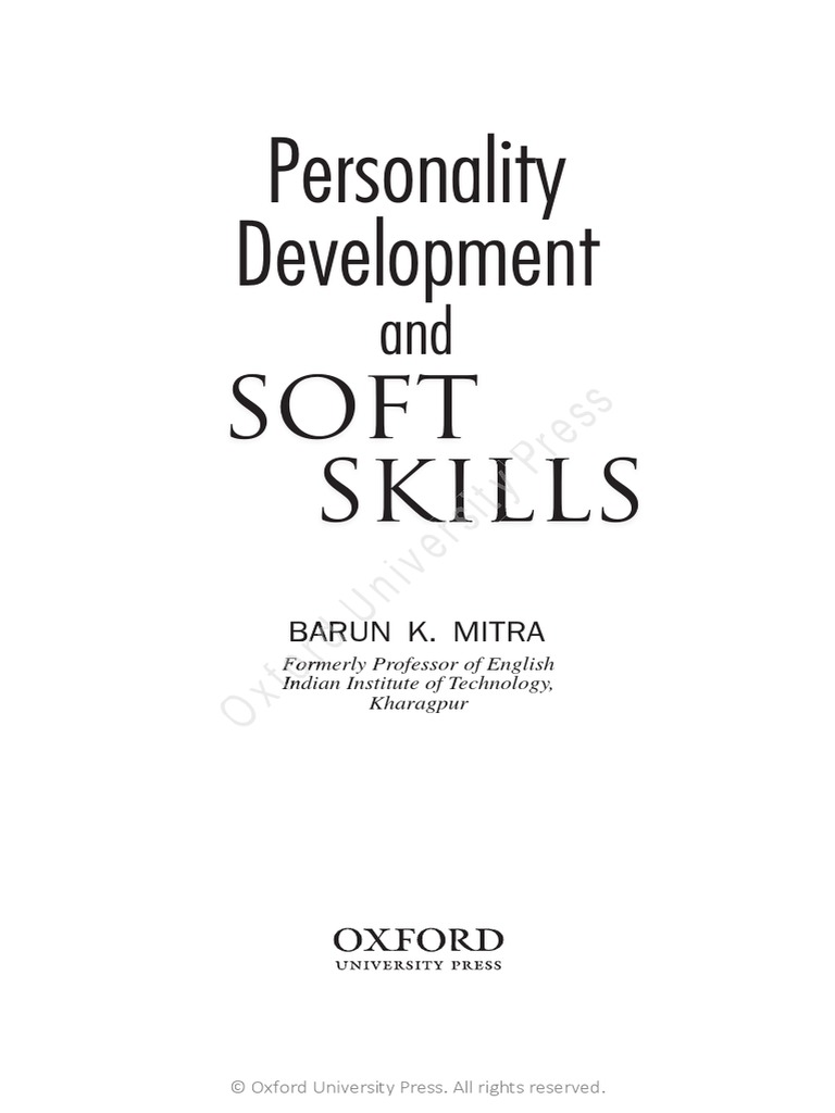 Personality Development: Soft Skills Skills Skills Skills Skills | PDF ...