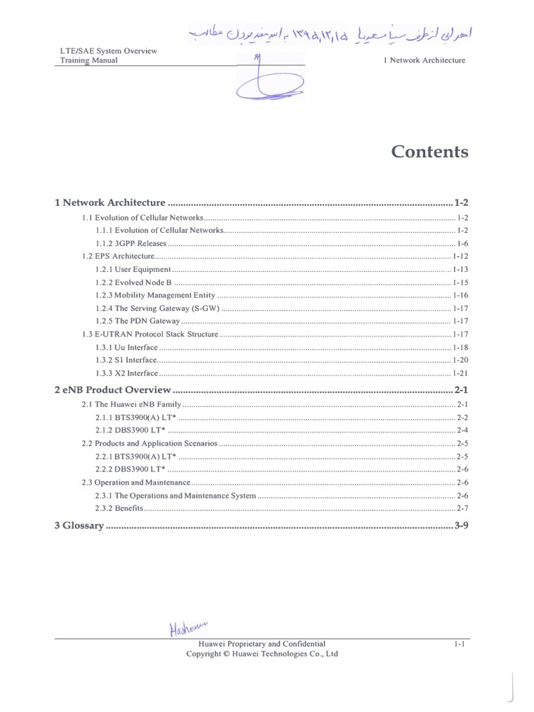 LTE-SAE System Overview Training Manual PDF | PDF | High Speed Packet Access | 4 G