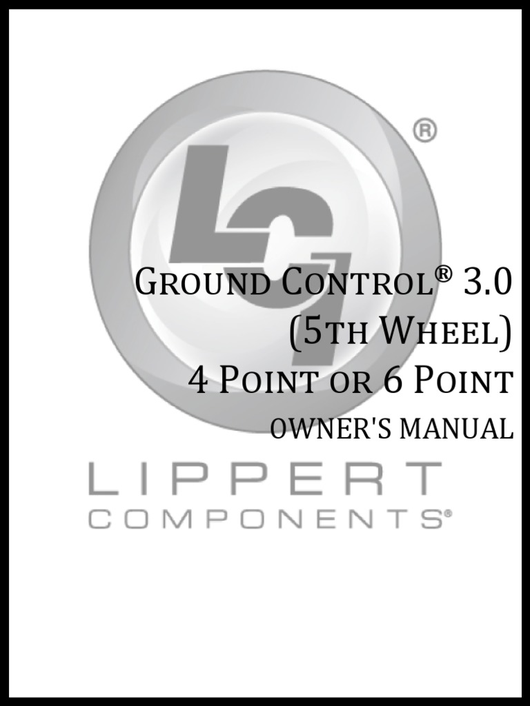 Lippert Ground Control Manual | PDF | Trailer (Vehicle) | Manufactured ...