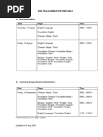 IGCSE Exam Timetable November 2025 Updated | PDF