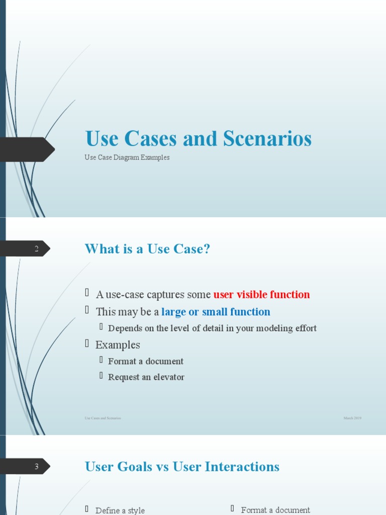 Use Cases and Scenarios: Use Case Diagram Examples | PDF | Use Case ...