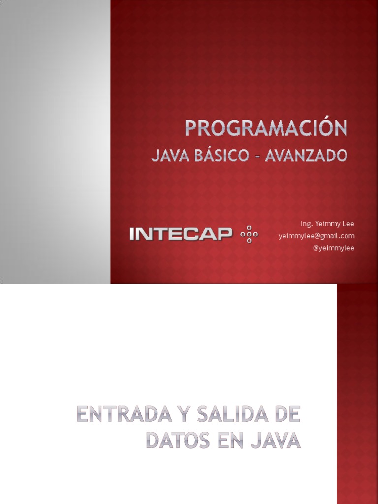 03 - Entrada y Salida de Datos (Presentación) PDF | Descargar gratis PDF | Cadena (informática ...