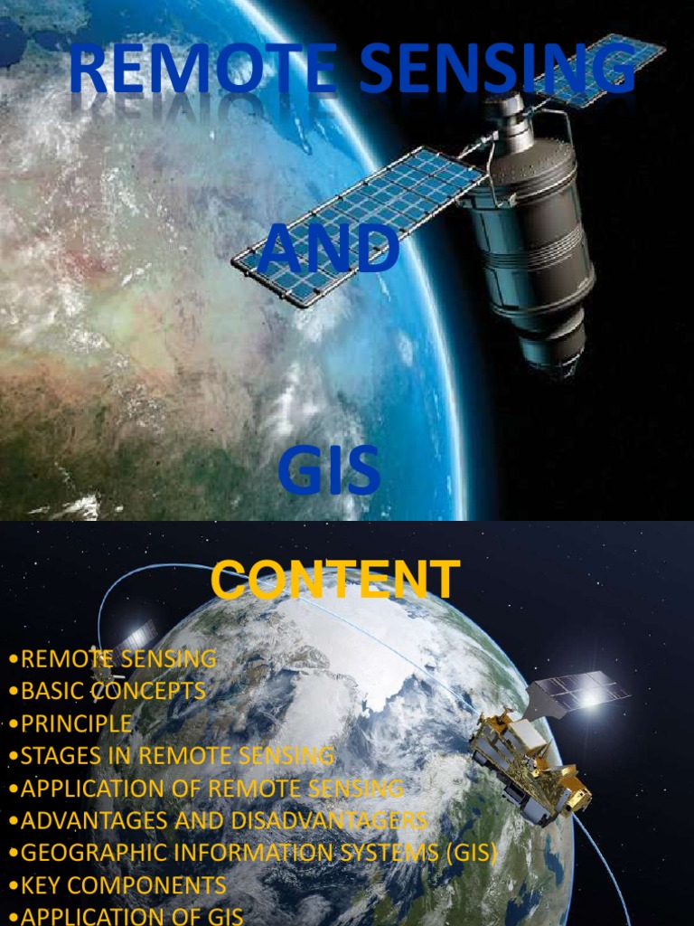 Remote Sensing AND GIS | PDF | Remote Sensing | Geographic Information ...