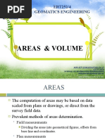 Calculation of End Area Method in Earthwork PDF | PDF