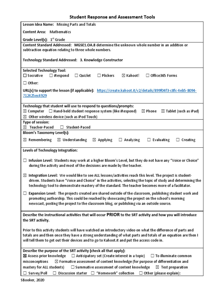 Module 7 Lesson Plan | PDF | Multiple Choice | Educational Assessment