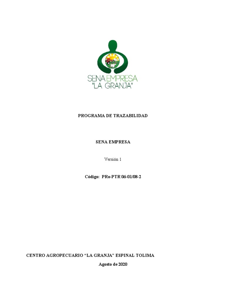 Programa de Trazabilidad | PDF | Alimentos | Business