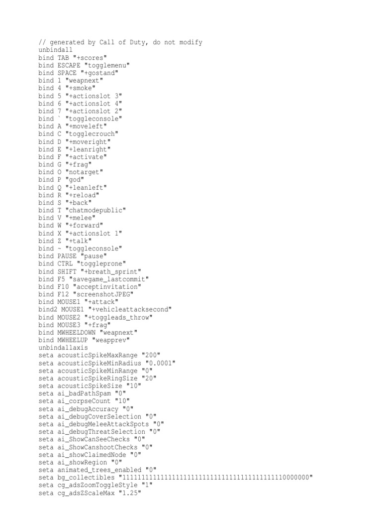 Config File For Cheat Enable COD Black Ops | PDF | Advanced Micro Devices